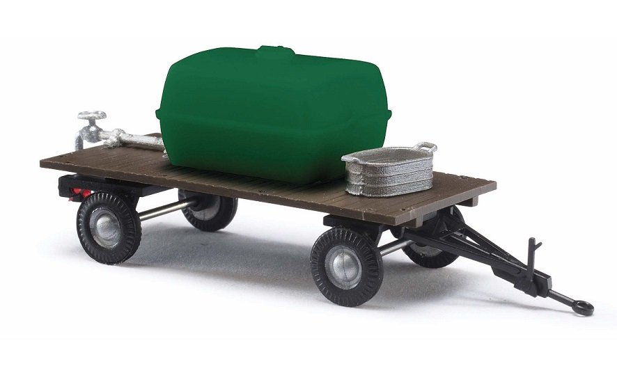 BUSCH 59945 - Anhänger mit Wassertank und Zinkwanne, 13,79