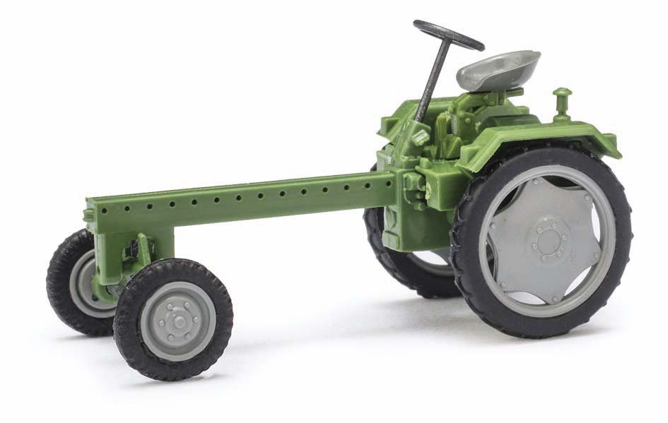 BUSCH 210005100 Traktor RS09 grün mit grauen Felgen Miniaturmodell 1 ...