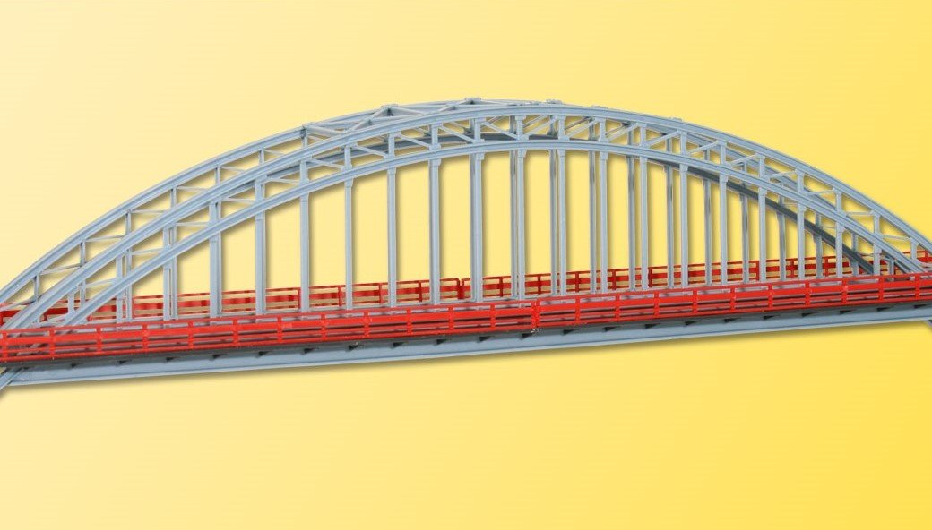 KIBRI 37669 Weser-Brücke ein-und-zweigleisig Bausatz Spur N und Z, 29,95