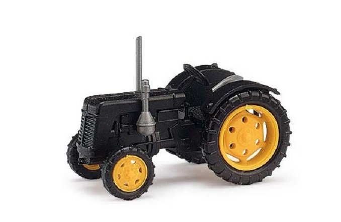 BUSCH Traktor Famulus schwarz 211006806 Landwirtschaftsmodell 1:120, 12 ...