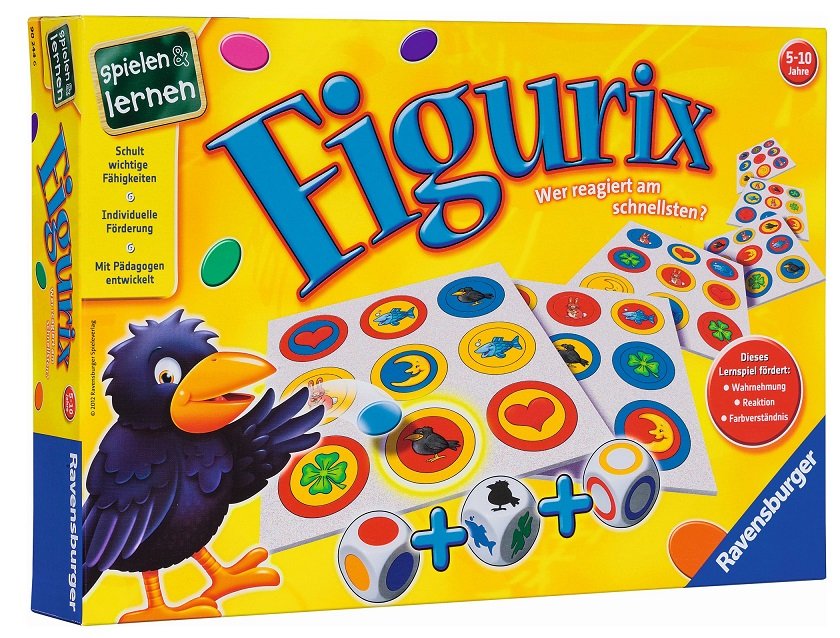 RAVENSBURGER 90244 - Kinderspiel Figurix - Maxi Lernspiel, 19,99