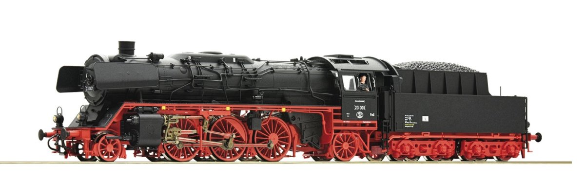 ROCO 72254 Dampflokomotive BR 23 001 DR Ep.III Spur H0, 329,90