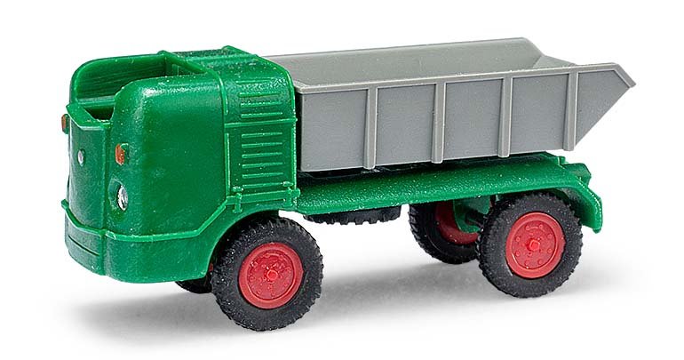 BUSCH 211002201 Multicar M21 Muldenkipper grün Automodell 1:160, 18,7