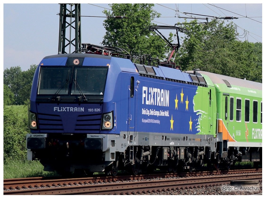 TILLIG 04836 Elektrolokomotive BR 193 826 Flixtrain Europa der RAILPO ...