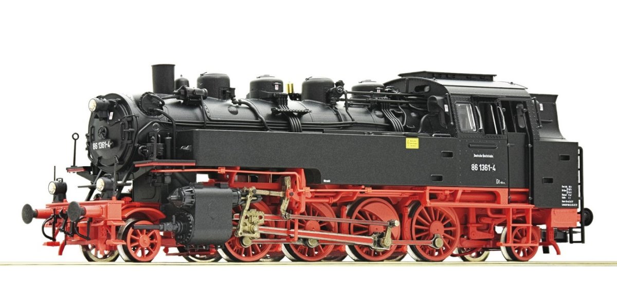 ROCO 73032 Dampflokomotive BR 86 1361-4 DR Ep.IV Spur H0, 299,90