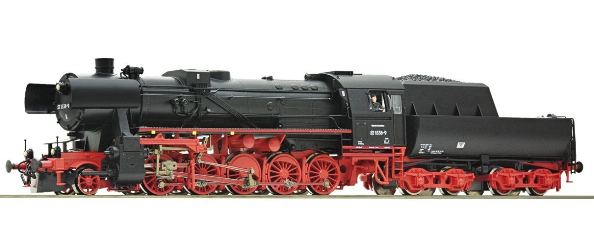 ROCO 70277 Dampflokomotive BR 52 1538-9 DR Ep.IV Spur H0, 329,90