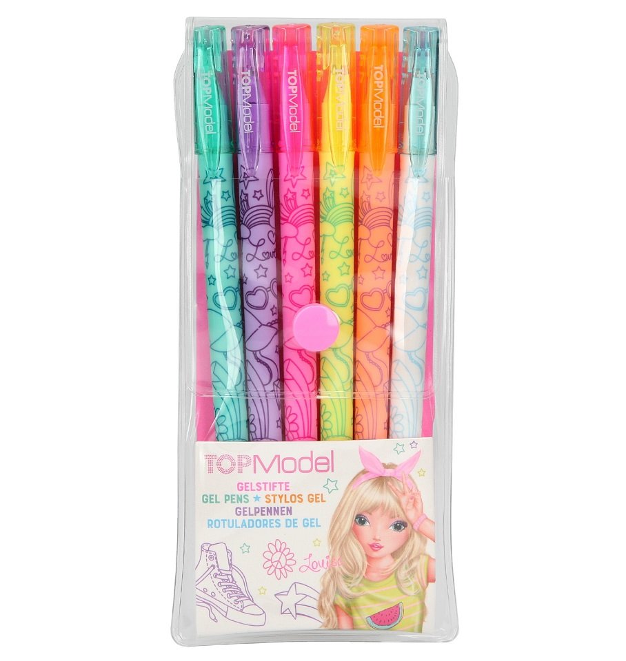 DEPESCHE 7938 TOPModel Neon Gelstifte-Set, 6 Farben, 4,95