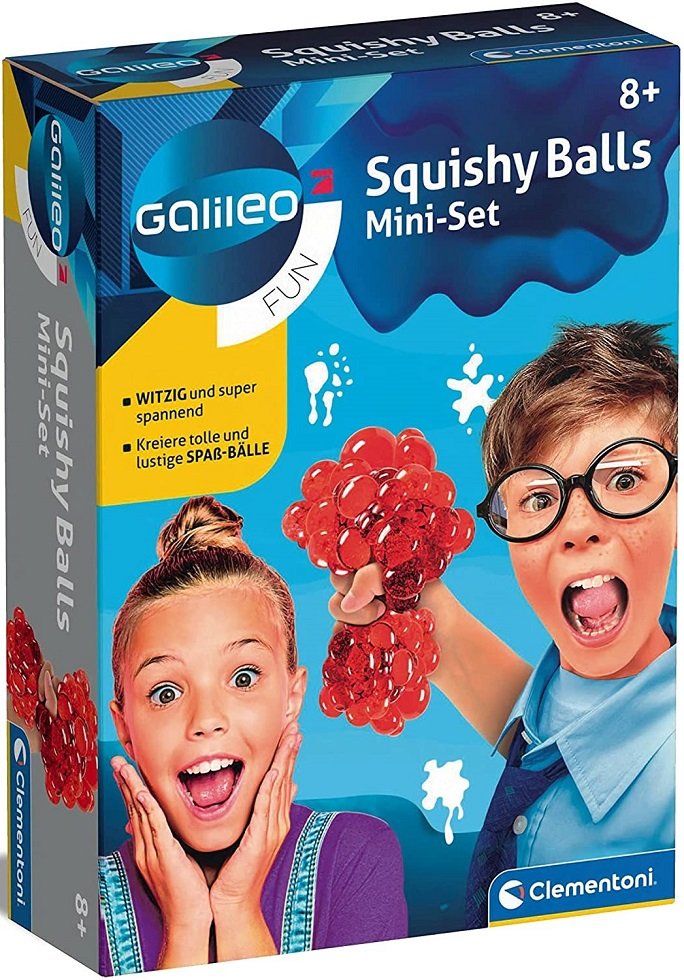 CLEMENTONI Galileo Squishy Balls Mini-Set 59165, 10,19