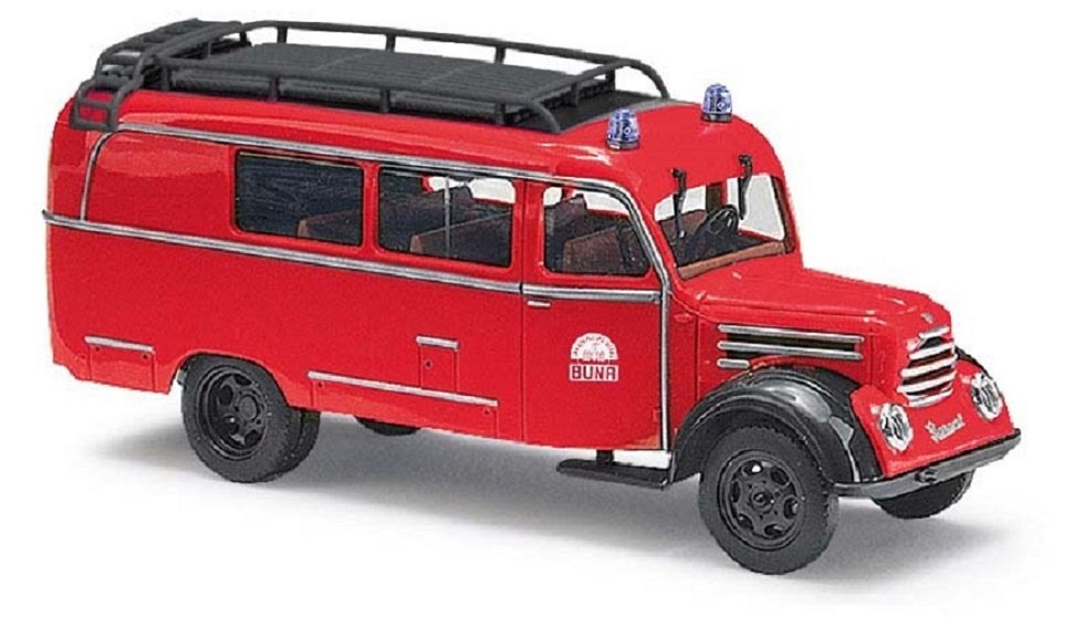 BUSCH 51852 Robur Garant K 30 Kombiwagen Werksfeuerwehr Buna Werke Au ...