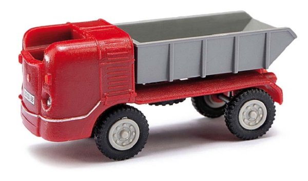 BUSCH 211002304 Multicar M21 Muldenkipper rot 1966 Automodell 1:120,