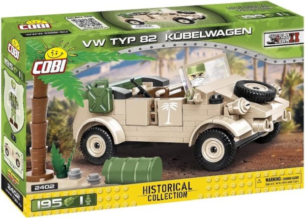 COBI 2402 VW Typ 82 Kübelwagen Militär Baukasten, 21,99