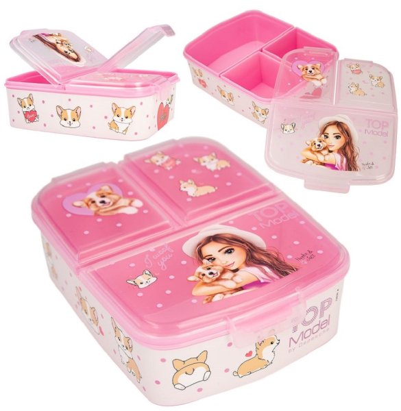 DEPESCHE 12036 TOPModel Brotdose CORGI Model Hayden und Hund Lotti, 7,95