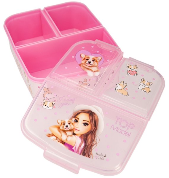 DEPESCHE 12036 TOPModel Brotdose CORGI Model Hayden und Hund Lotti, 7,95