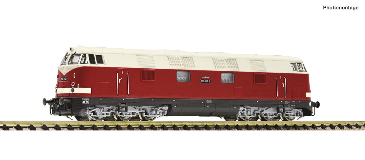 FLEISCHMANN 721474 Diesellokomotive BR 118 616-2 mit DC-Sound DR Ep.I ...