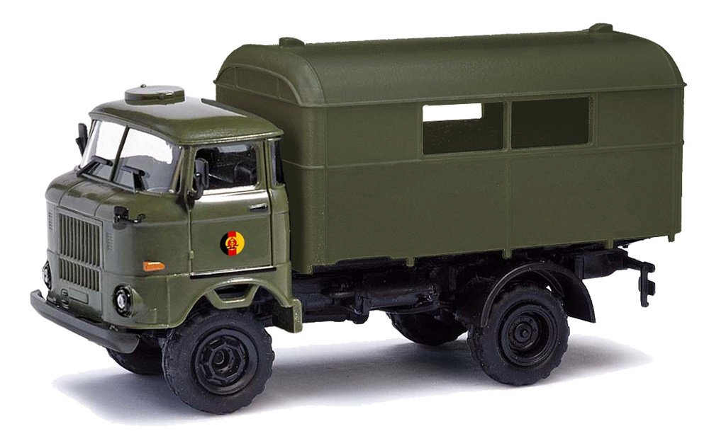 BUSCH 95276 IFA W50 LA mit Koffer NVA Militär-Modell 1:87, 34,99