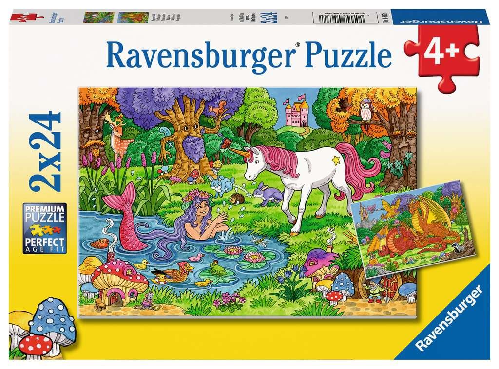 RAVENSBURGER 05637 Kinderpuzzle Magischer Wald, 12,49