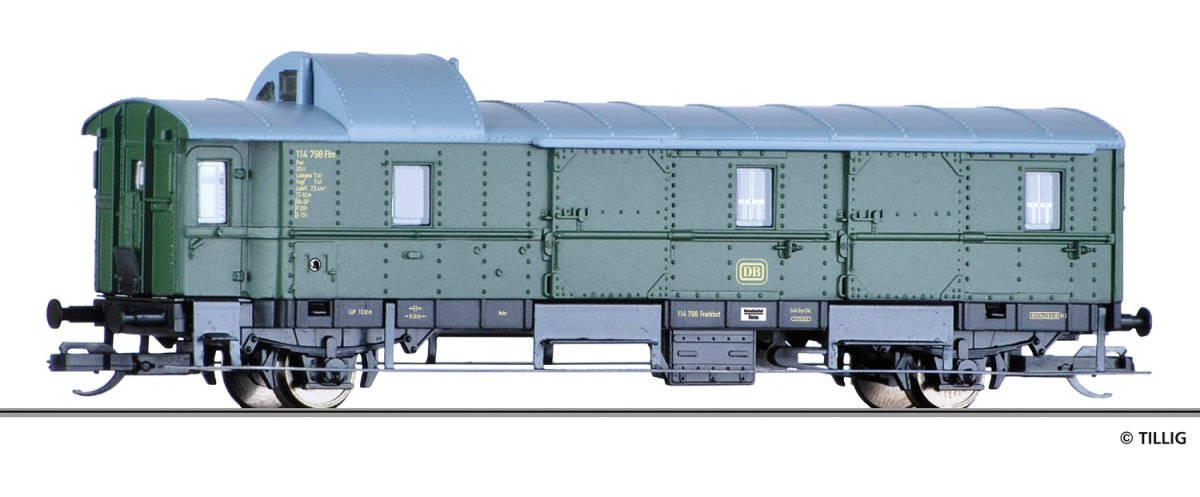 TILLIG Gepäckwagen Pwi der DB Ep III 13405 Spur TT, 44,56